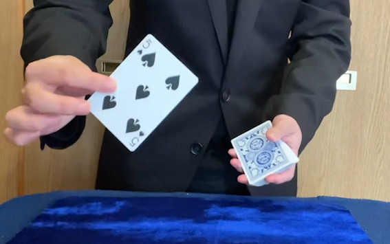 ライジングカード② | 静電気でせり上がるカード | TANECOLE MAGIC